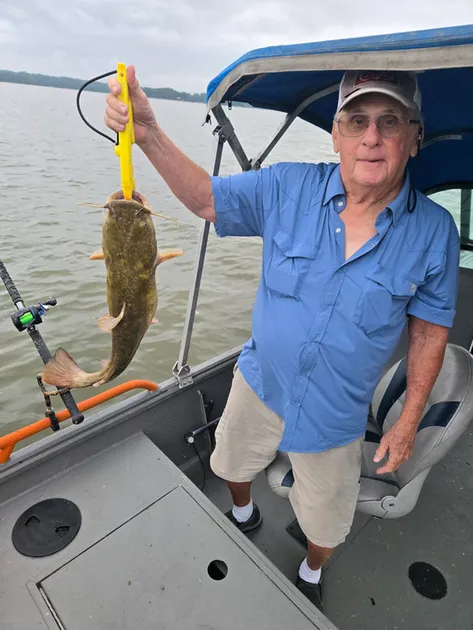 Flathead Catfish Fishing Trip in Mocksville NC Trolling Adventure